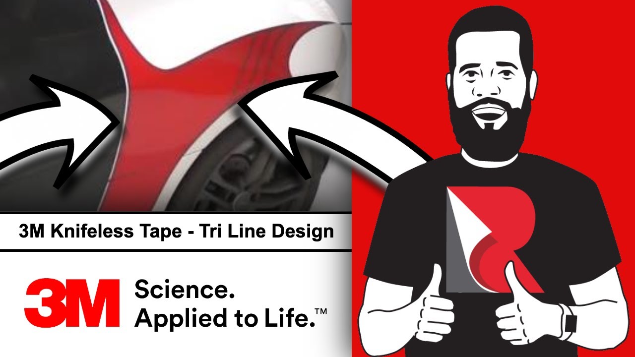 3M Knifeless Tape - Tri Line Design Techniques - YouTube
