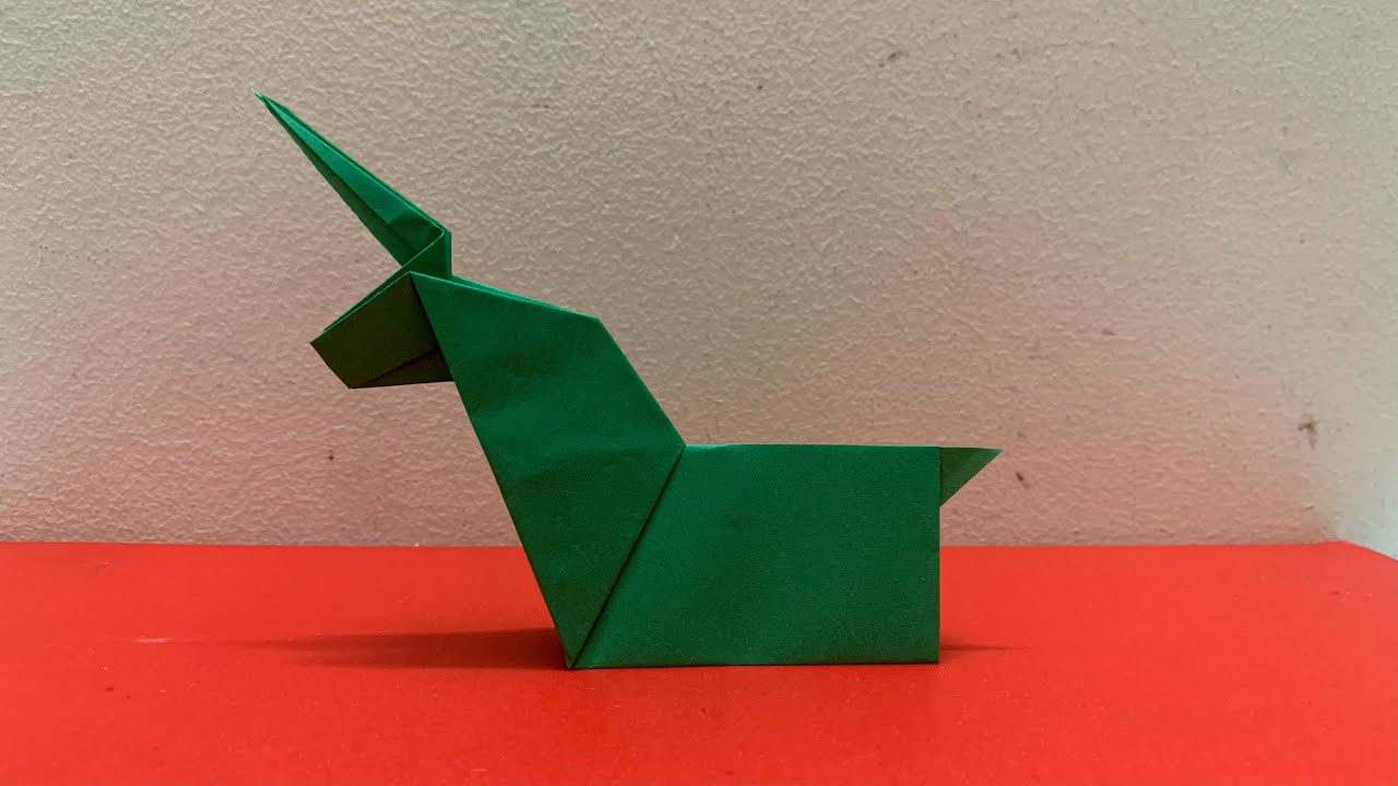 Origami Unicorn Easy | How To Fold Unicorn | Origami Tutorial - YouTube