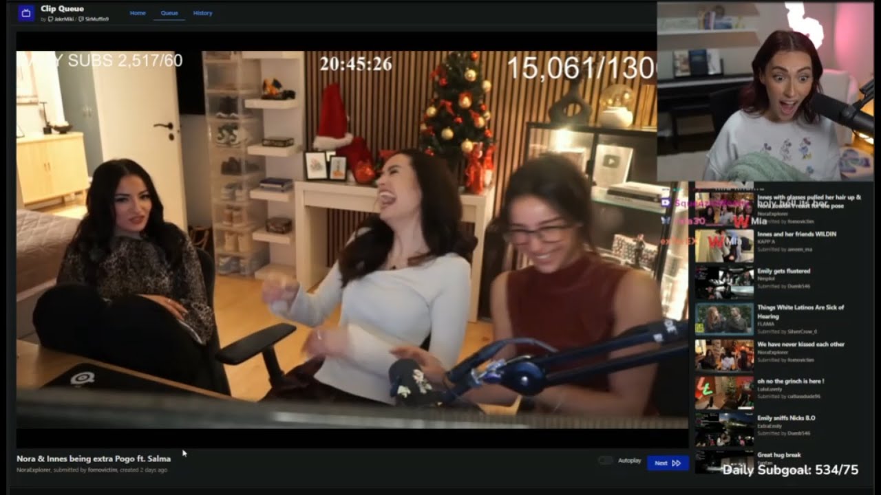 Clara Social news goes into investigation mode in Nora's 24h stream & gets flabbergasted - YouTube