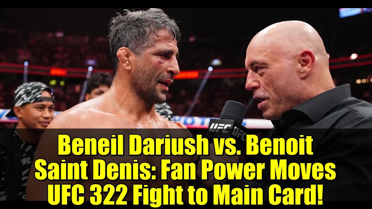 Beneil Dariush vs. Benoit Saint Denis: Fan Power Moves UFC 322 Fight to ...