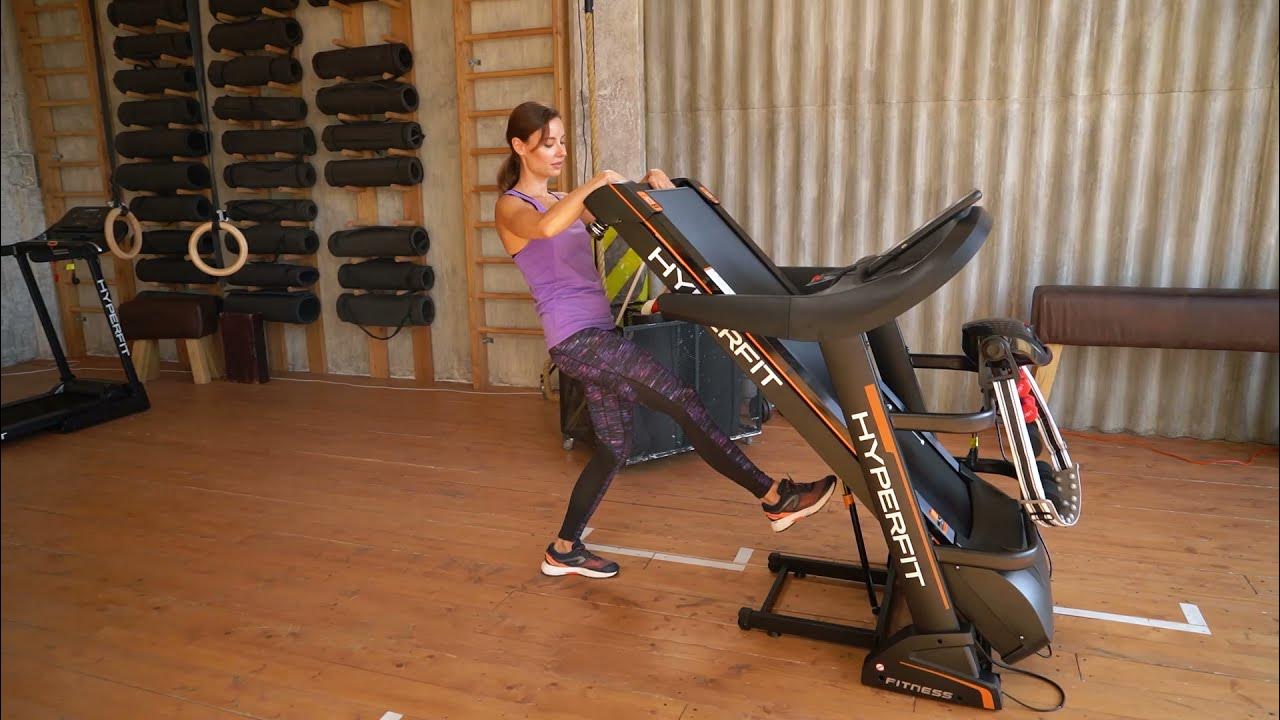 Беговая дорожка Hyperfit RunHealth PRO 34 SL - YouTube