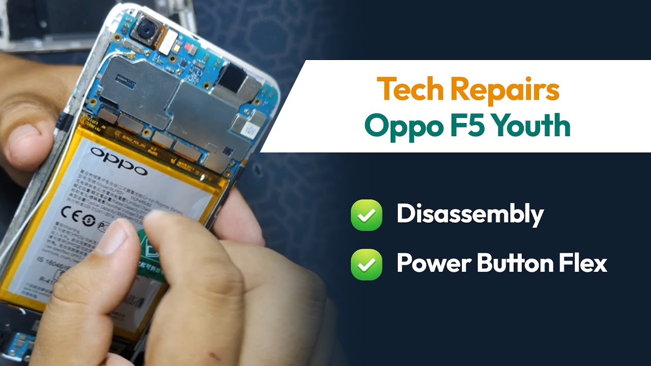 Oppo F5 Youth Power Button Issue? Replace the Flex Cable Easily! - YouTube