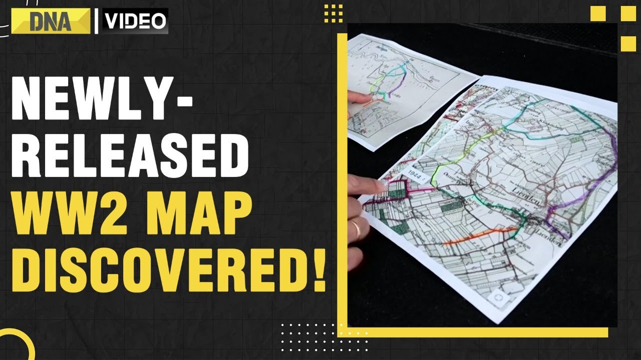 Newly-released WW2 map discovered! sparks treasure hunt in the ...