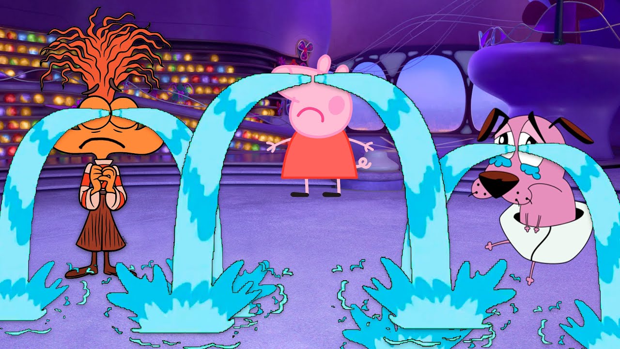 Tears of Heroes: All characters from Peppa Pig, Inside Out 2, Courage ...