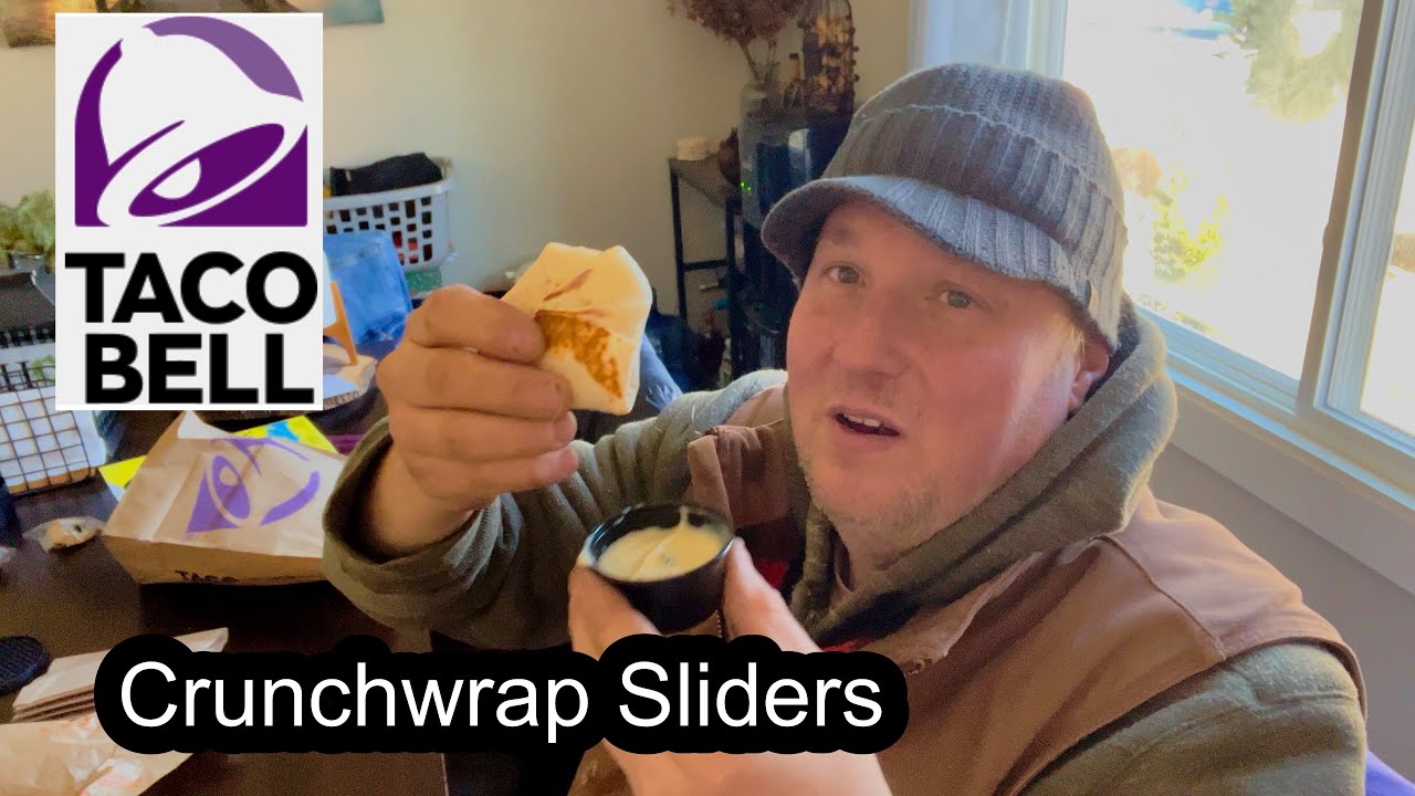 Taco 🌮 Bell 🔔New Crunchwrap Sliders Review - YouTube