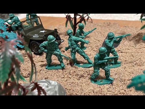 WW2 Army Men Stop Motion : The Patrol - YouTube