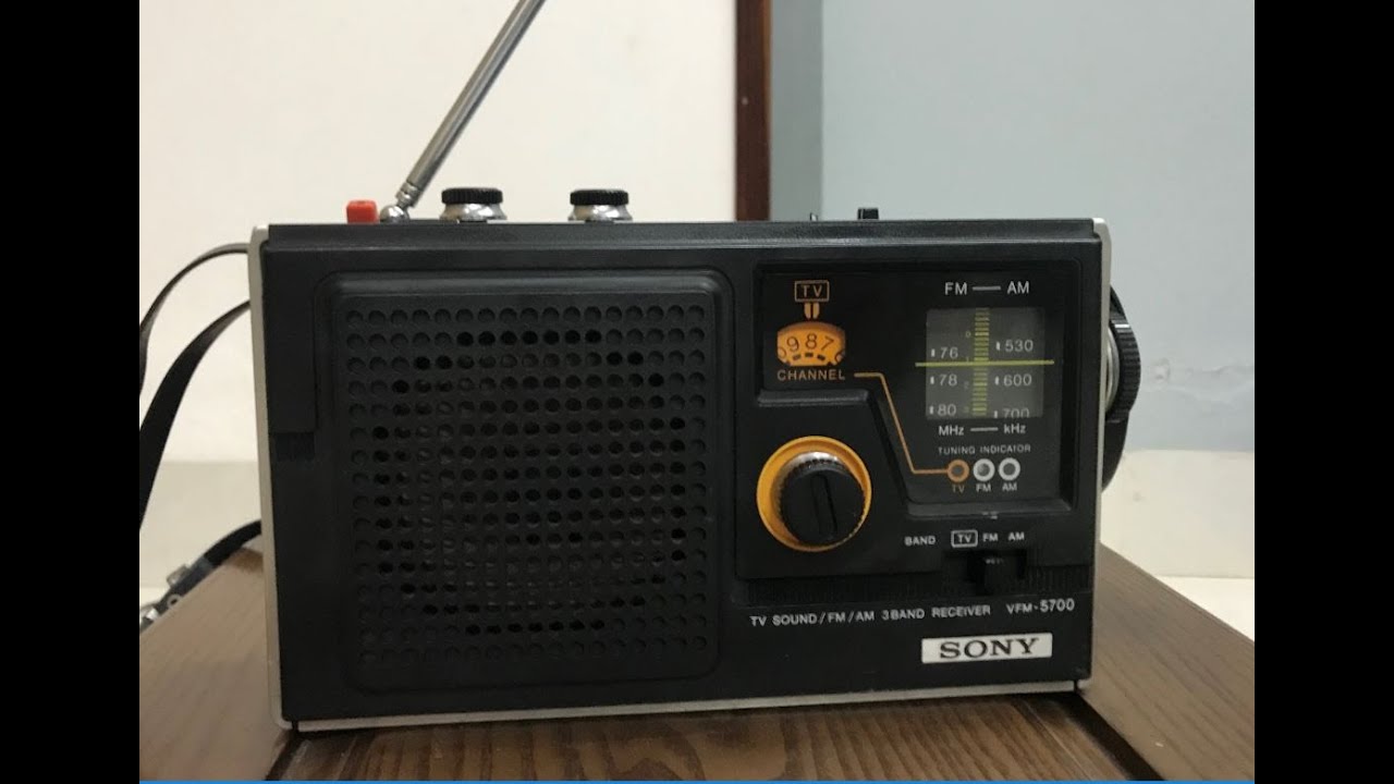 SONY VFM-5700 CHẠY 12 TRANSITOR. GIÁ 1TR300. ĐT,ZL 0989900177 - YouTube