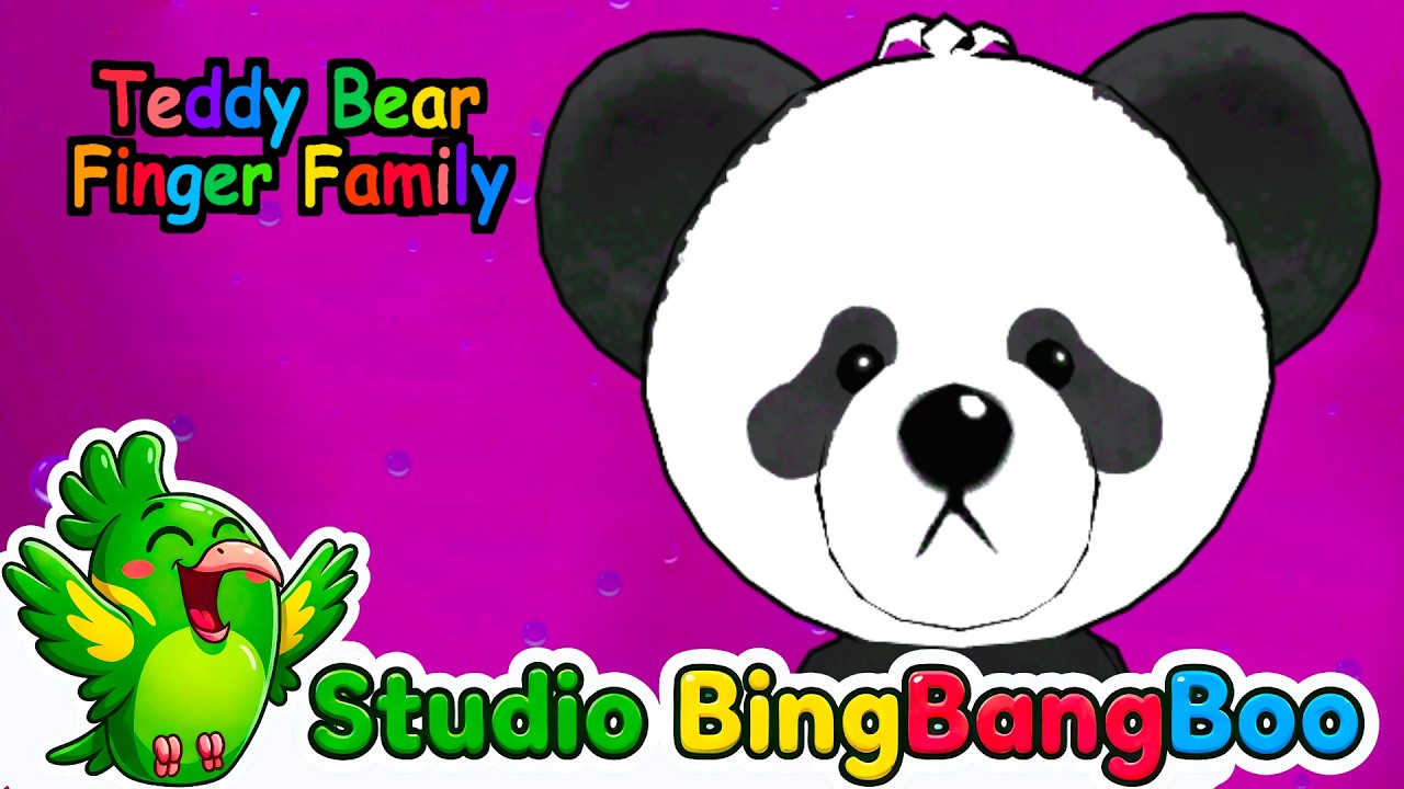 Teddy Bear Finger Family Song | Rhythmic Play & Learning Songs - YouTube