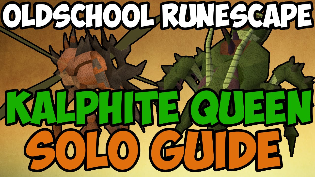 Oldschool Runescape - Kalphite Queen Solo Guide | 2007 KQ Guide - YouTube