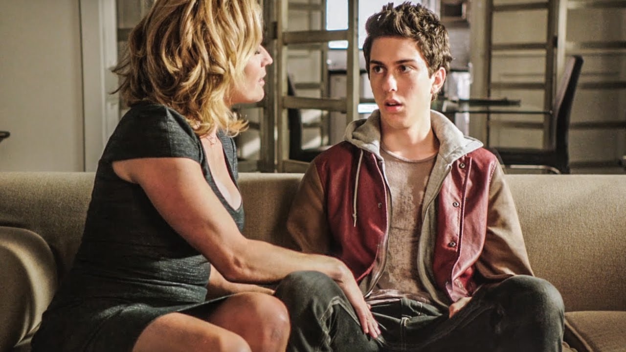 A Mother Spreads Her Legs In Front Of Her Son While His Best Friend Is