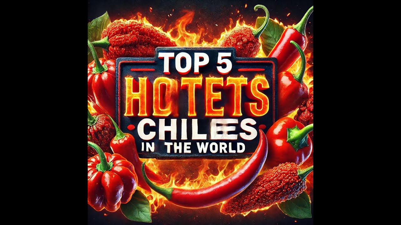 The Top 5 Hottest Chilis in the World 2024 - YouTube