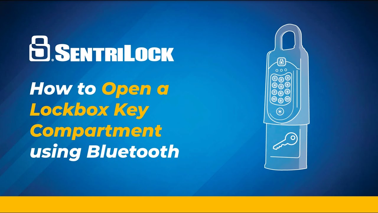 How To Open the Key Compartment using Bluetooth – SentriGuard Lockbox ...
