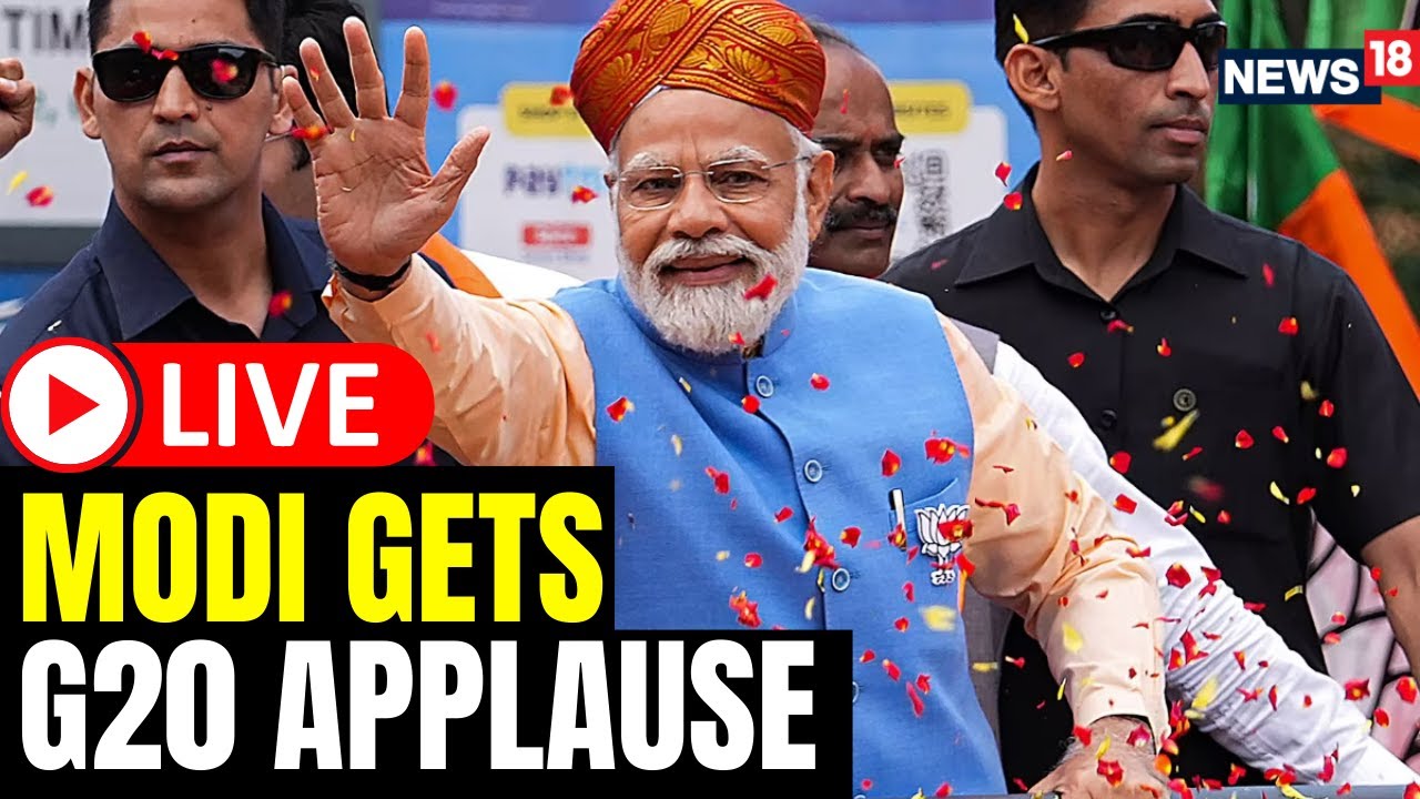 PM Modi Live | G20 Summit | PM Modi Gets Grand Welcome | PM Modi Live ...