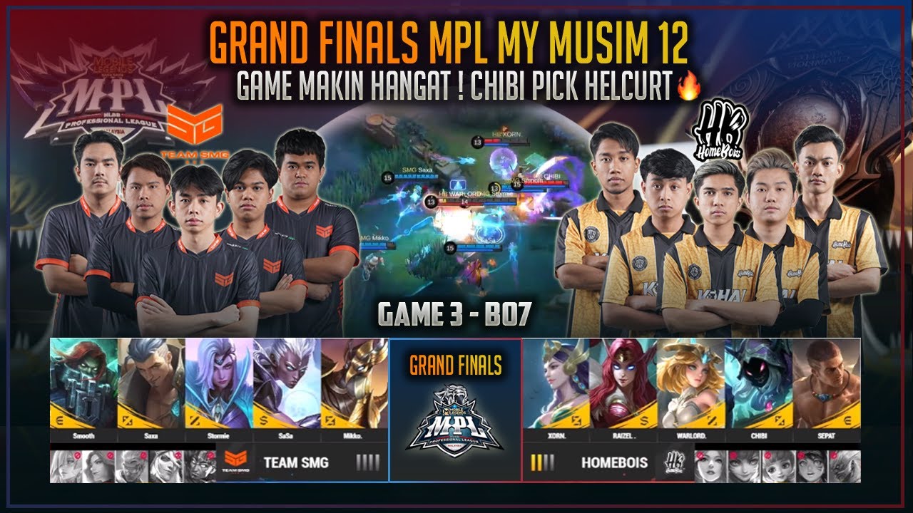 GAME SEMAKIN HANGAT 🔥 HELCURT CHIBI IN THE GRAND FINALS !! HOMEBOIS VS ...