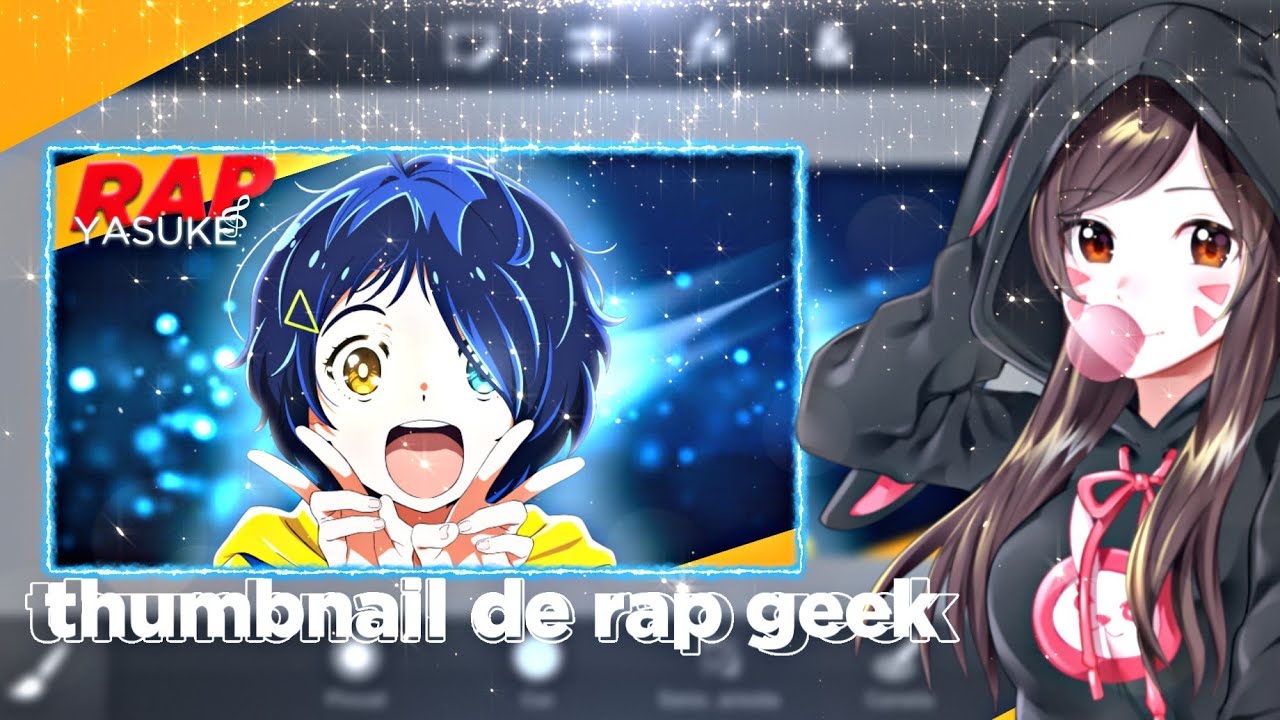 como fazer thumbnail de rap geek pelo celular😁😉(PS touch) - YouTube