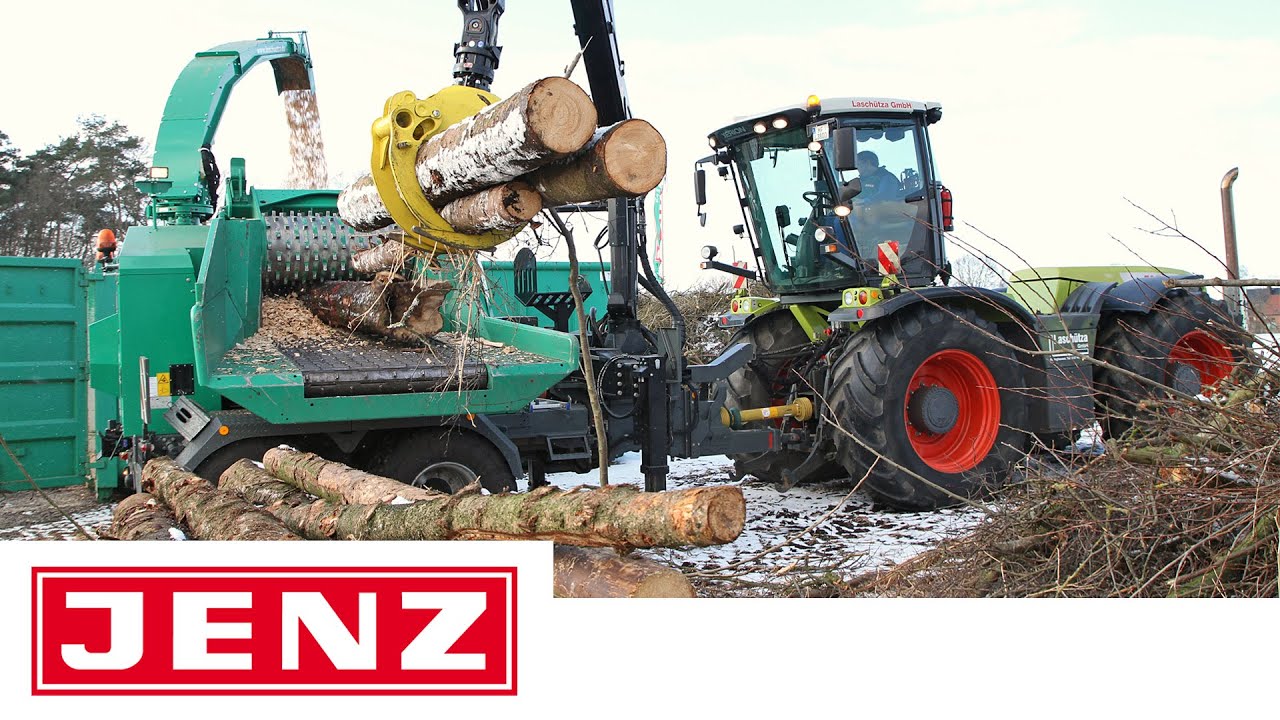 JENZ HEM 582 Z + Claas Xerion 3800 - YouTube