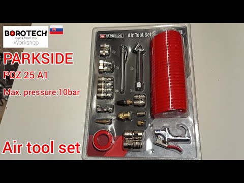 Pneumatická sada PARKSIDE PDZ 25 A1 №129 - YouTube