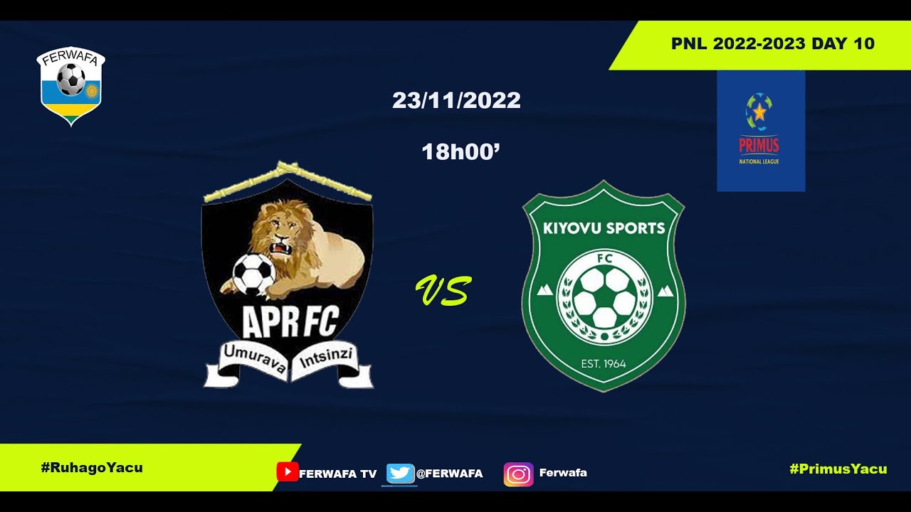 Live! APR FC vs Kiyovu Sports | PNL 2022-2023 day 10 - YouTube