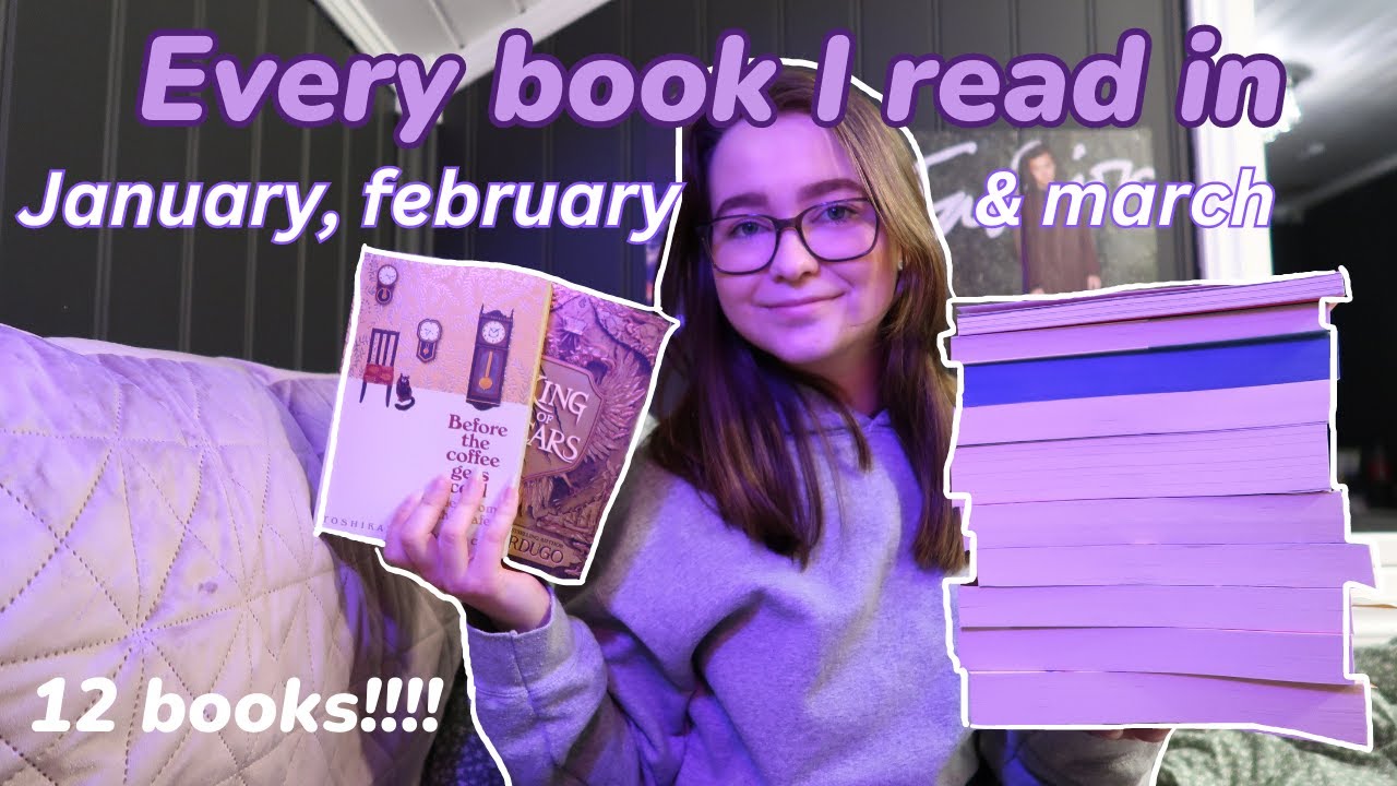 All 12 books I have read this year | monthly reading wrap up - YouTube