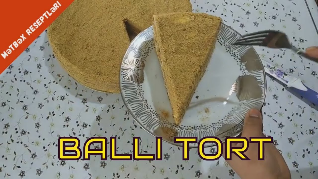 BALLI TORT ♥ UCUZ VƏ ASAN ÜSULLA ♥ ТОРТ МЕДОВИК ♥ HONEY CAKE ♥ MEDOVİK ...