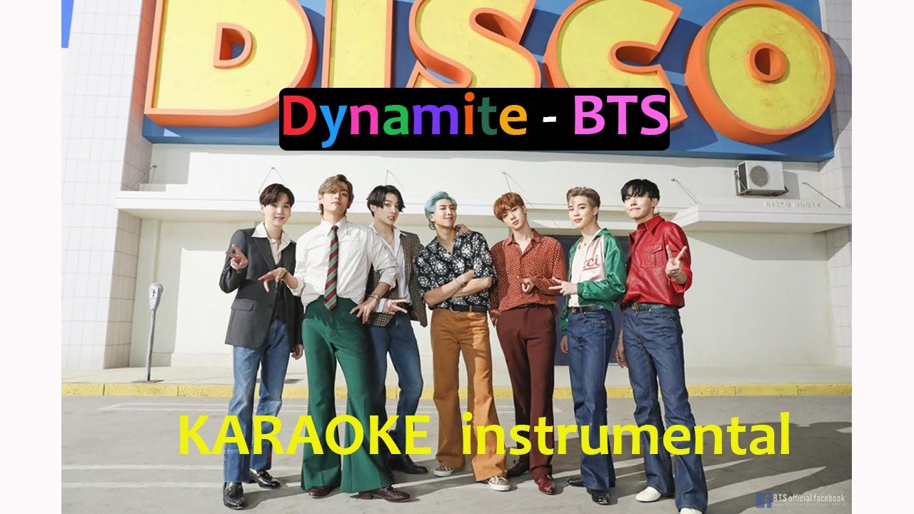BTS - 'DYNAMITE' (KARAOKE Instrumental) MV - YouTube