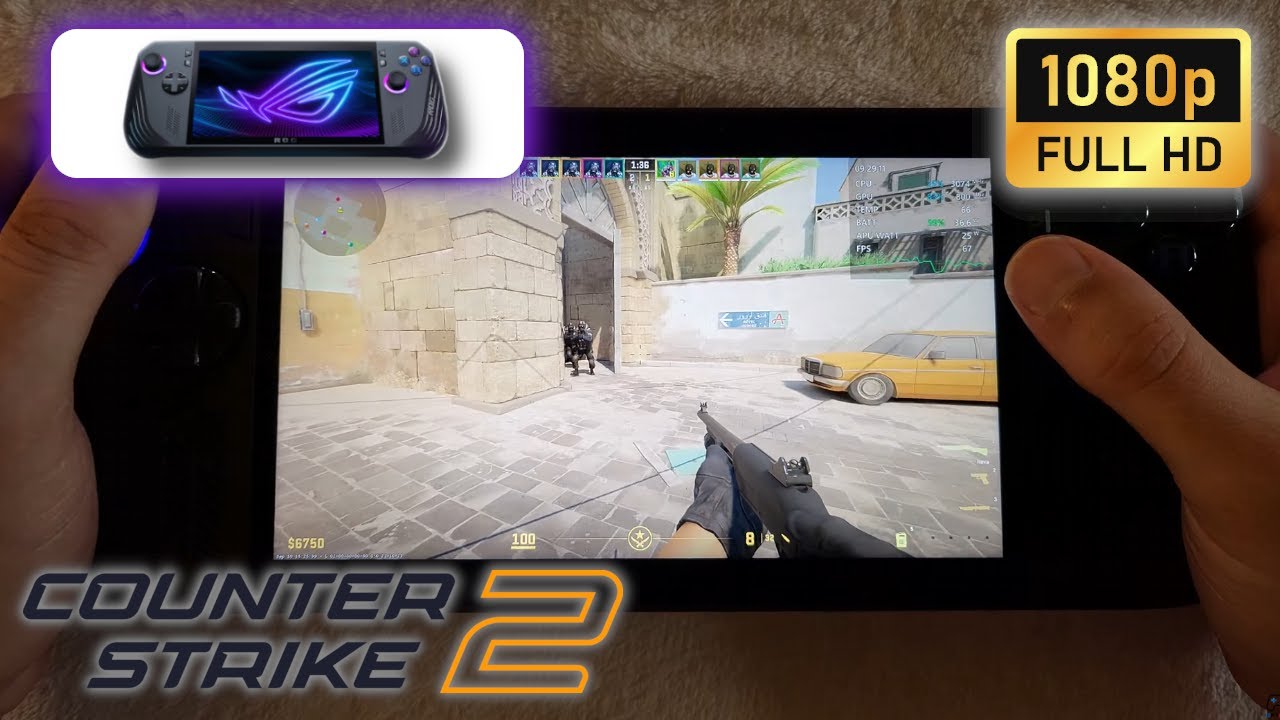 ASUS ROG Ally X | Counter-Strike 2 | 1080p | High settings - YouTube