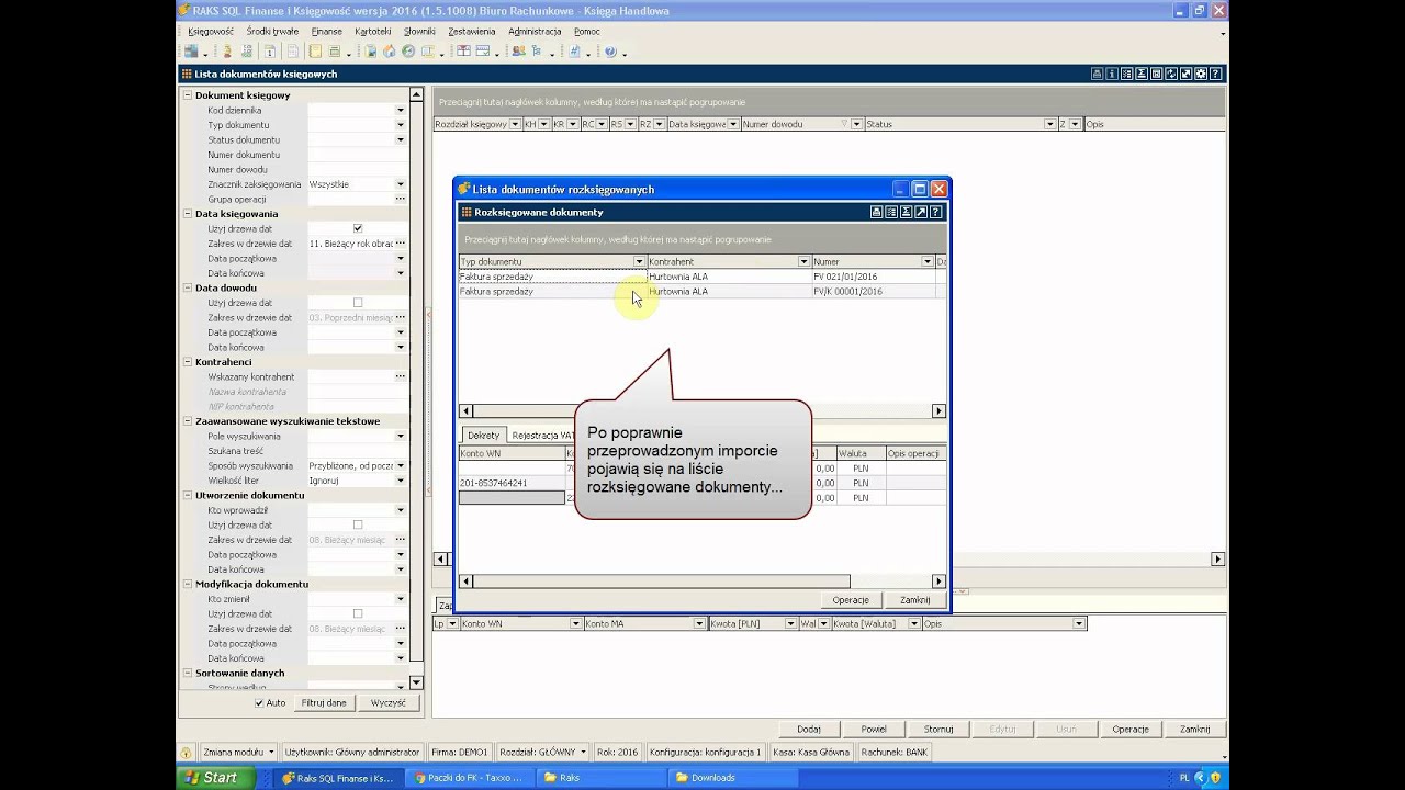 Taxxo Konektory Sprzedaży - RAKS SQL - Import faktur sprzedaży z Taxxo ...