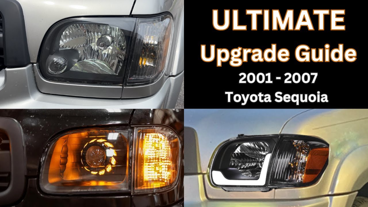 1st Gen Toyota Sequoia Headlight Upgrade Guide - YouTube