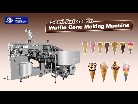 Flat Edge Ice Cream Cone Making Machine|Waffle Cone Making Machine|Ice ...