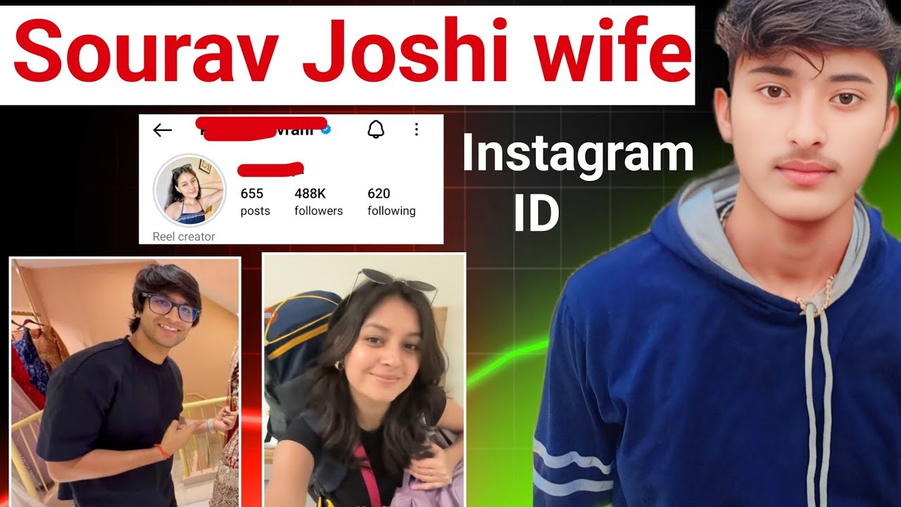 Sourav Joshi Wife Mil Gayi 💯 Real Face Reveal With Proof | Kartik Sen @souravjvlogs - YouTube