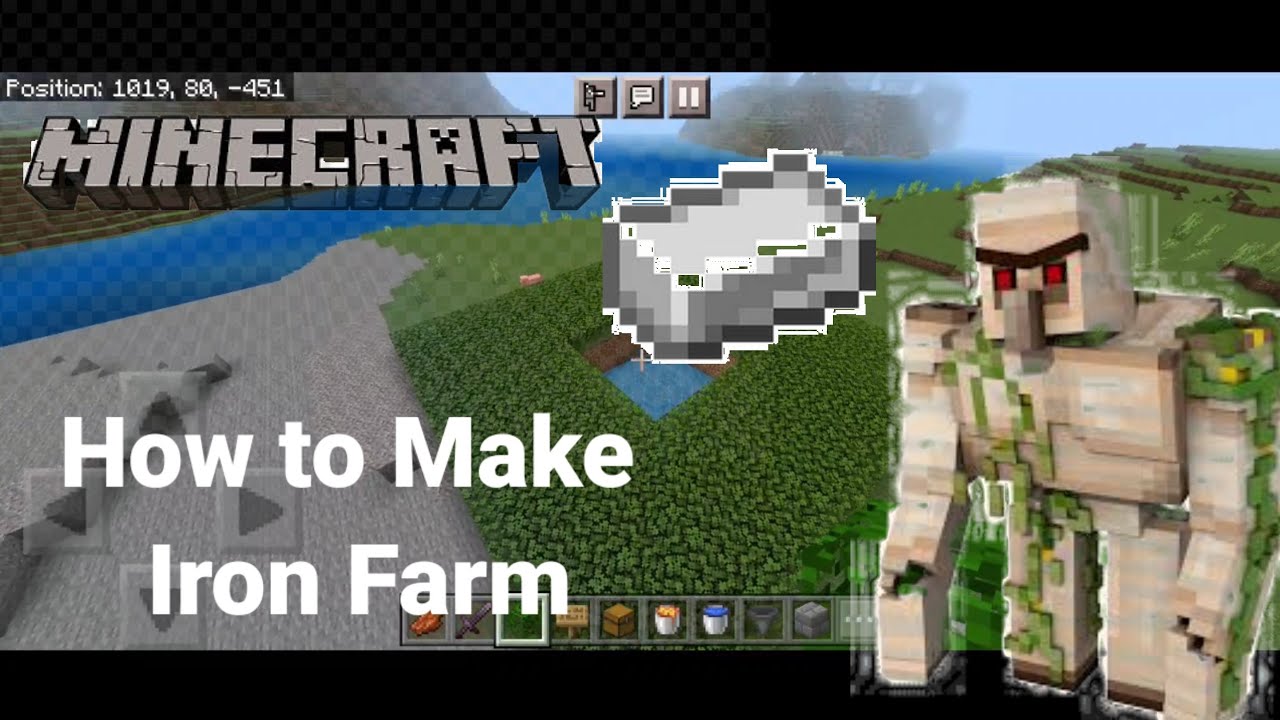 How to make Iron farm Easy || Make iron farm In bangla - YouTube