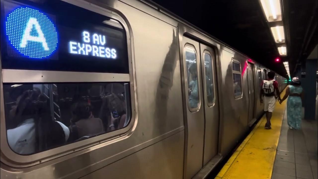 MTA | R211A (A) train bound for 207 Street/Inwood departs Jay Street-MetroTech - YouTube