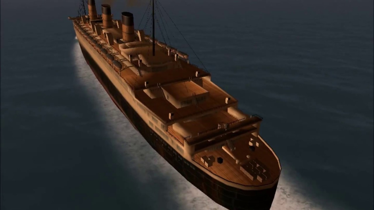 Silent Hunter 3 VonDos RMS Queen Mary: Poseidon Style - YouTube