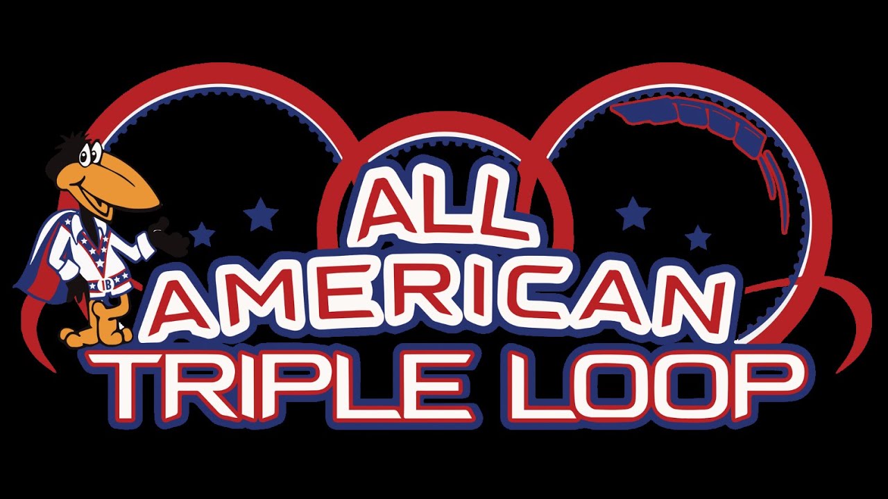 All American Triple Loop at Indiana Beach. - YouTube