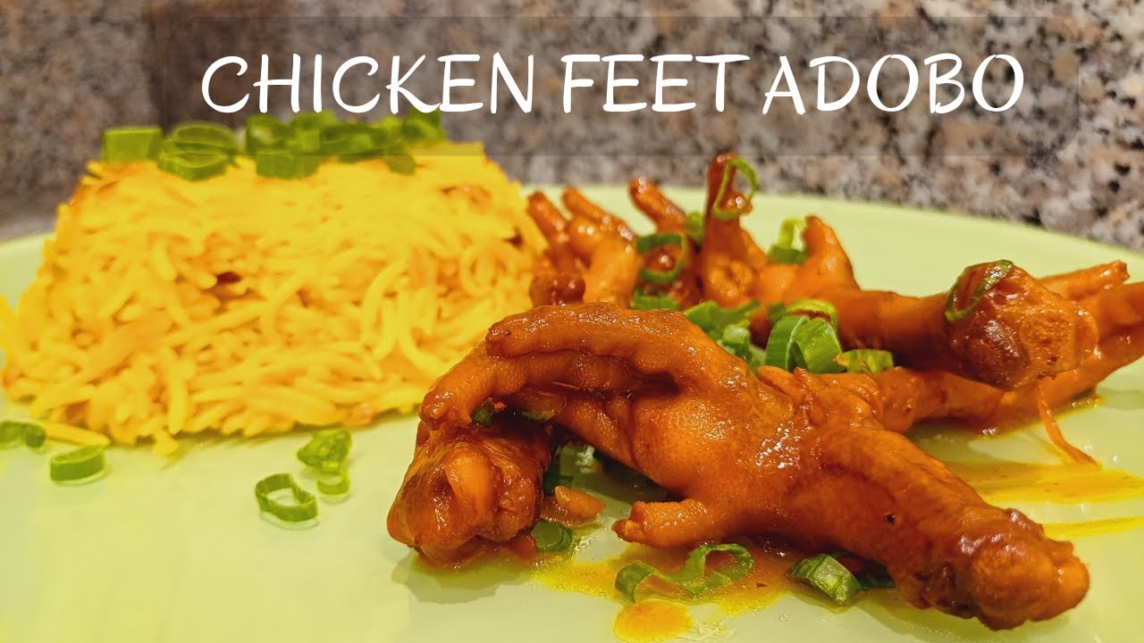CHICKEN FEET ADOBO | THE BEST CHICKEN FEET RECIPE - YouTube