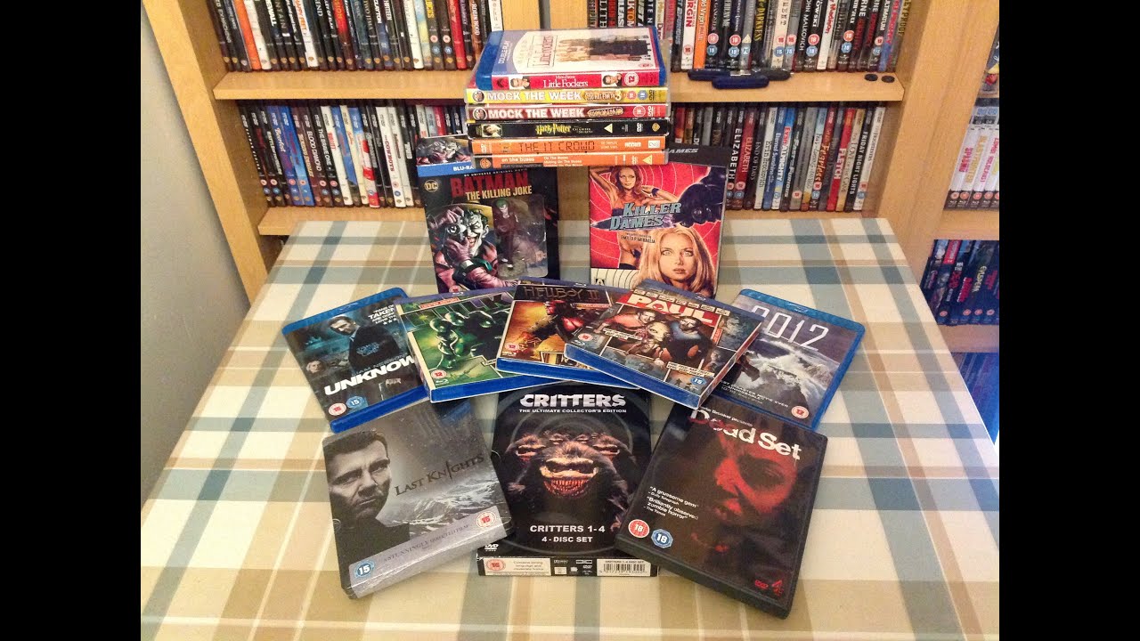 My Blu Ray and DVD Pickups. August 26th 2016 - YouTube