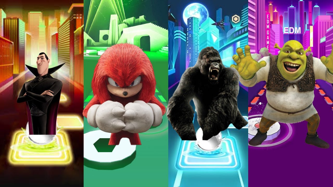 Hotel Transylvania 🔴 Knuckles 🔴 Kong 🔴 Shrek Coffin Dance Cover - YouTube