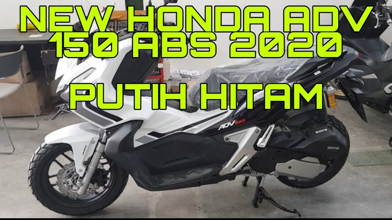 Desain Dan Fitur New HONDA ADV 150 ABS Putih Hitam. - YouTube