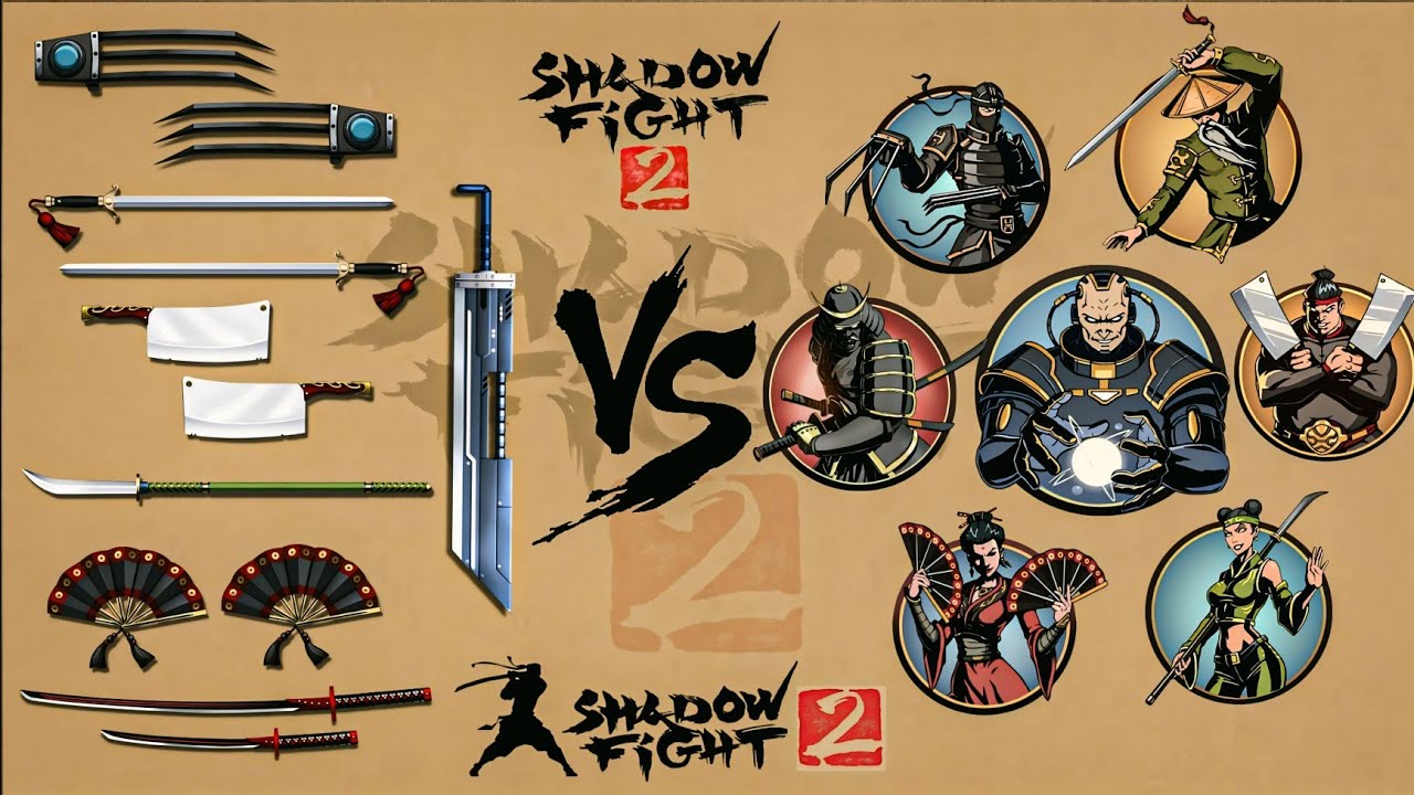 Shadow Fight 2 | All Boss Weapons vs All Bosses - YouTube