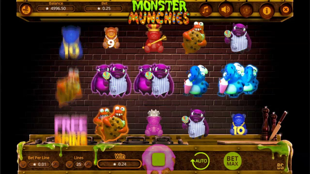 Booming Games - Monster Munchies - Gameplay Demo - YouTube