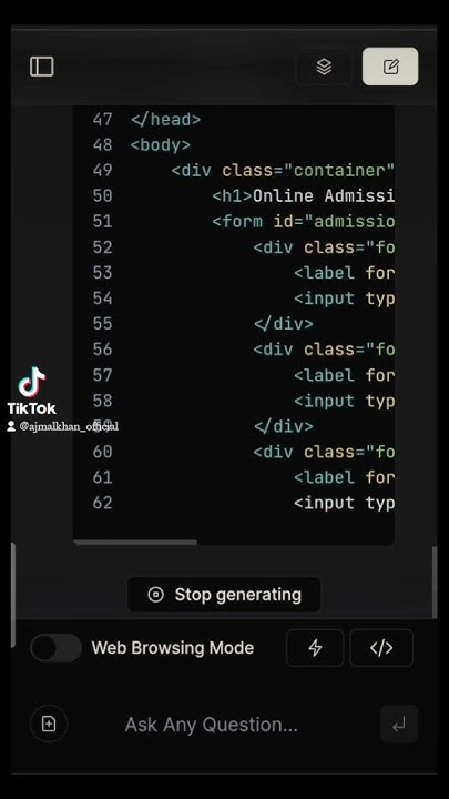 how to design online admission form. #coding #css #html #javascript #appdevelopment - YouTube