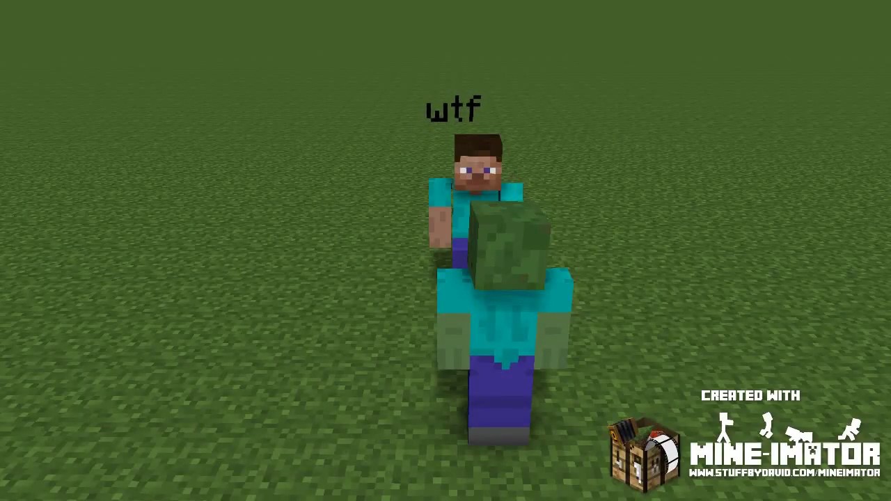 Minecraft Animation:Steve vs Zombie - YouTube