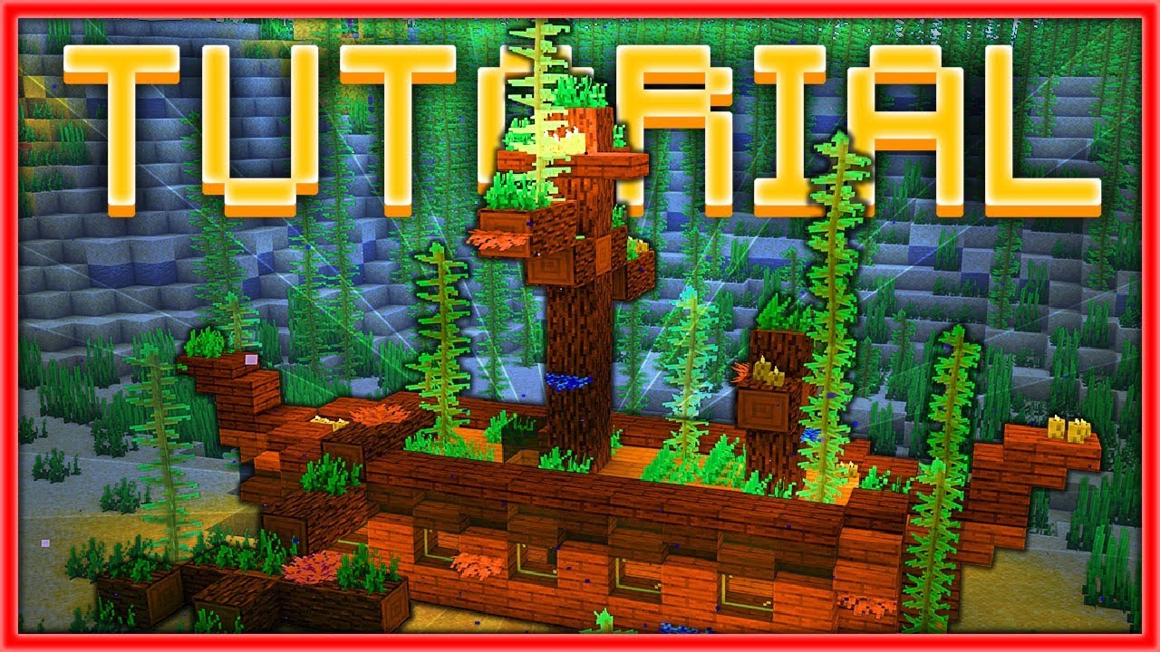 CÓMO HACER UNA CASA EN UN BARCO ABANDONADO en MINECRAFT / TUTORIAL ...