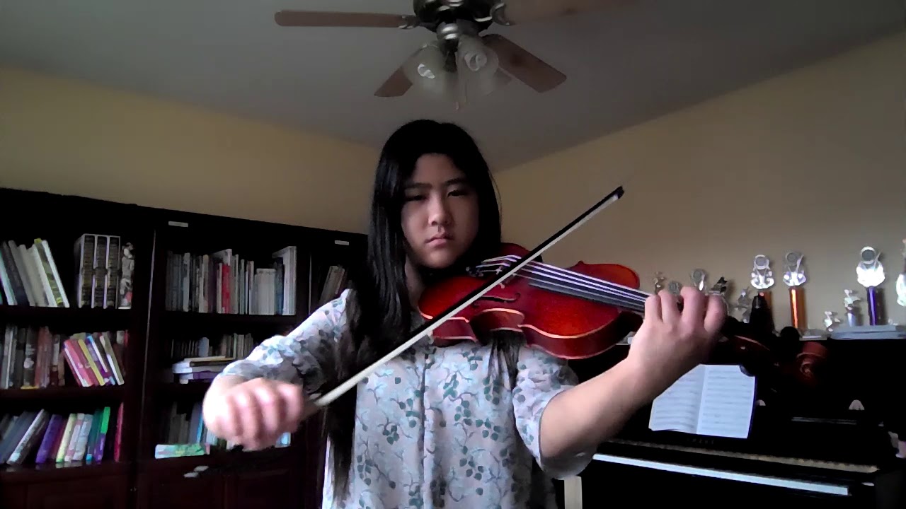 Upbeat Music violin Esther Jin Bach Partita No 2 in D minor, Gigue ...