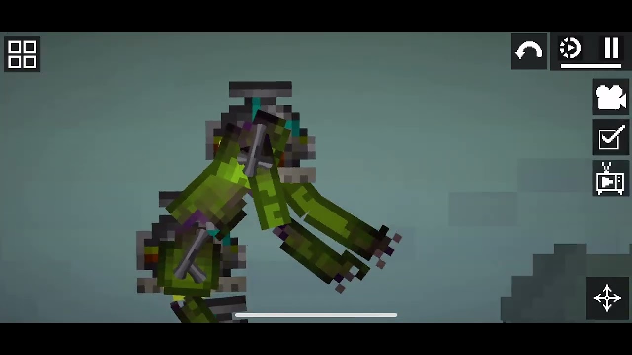 I manage to make a zombie without a head that can stand by its self ...