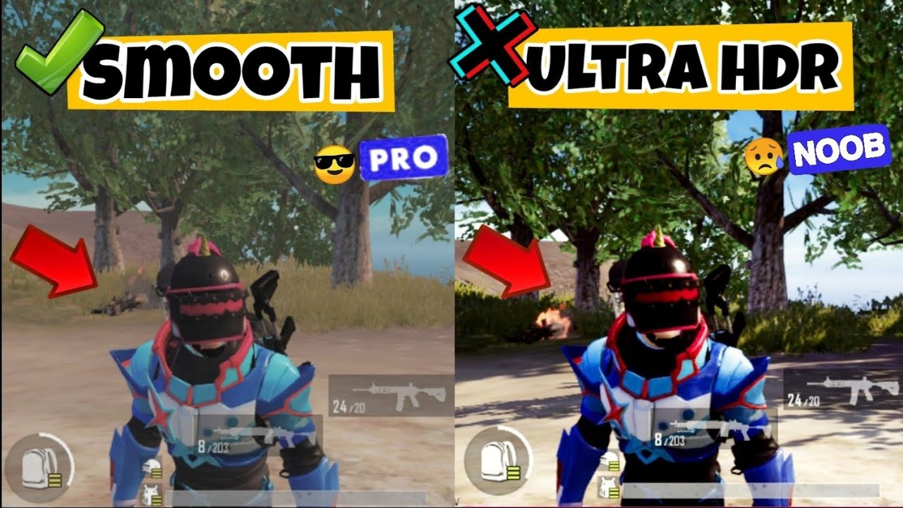 Best Graphic Setting for Pubg Mobile | ULTRA HDR , HDR , HD , BALANCED ...