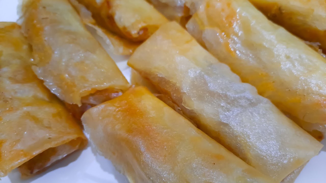 Membuat Lumpia Sayur Cemilan Kesukaan Suami - YouTube