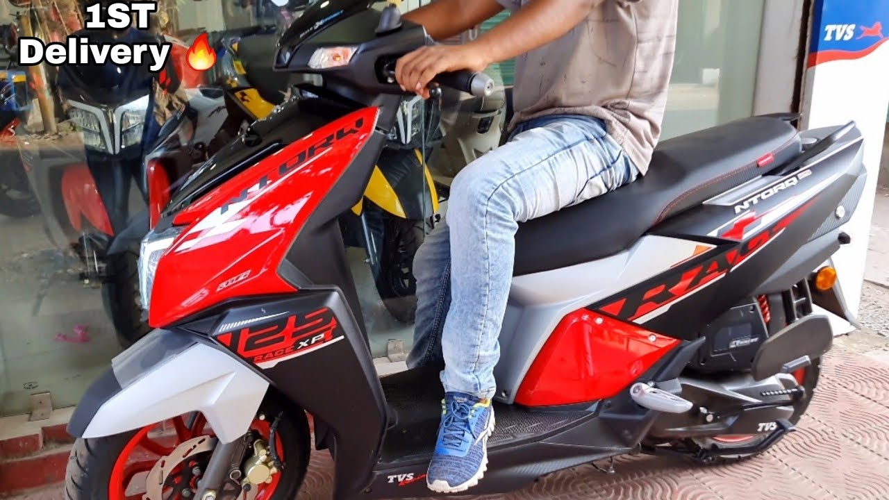 1ST Delivery of 2021 TVS NTORQ 125 RACE XP EDITION & EXHAUST 🔥 SOUND ...