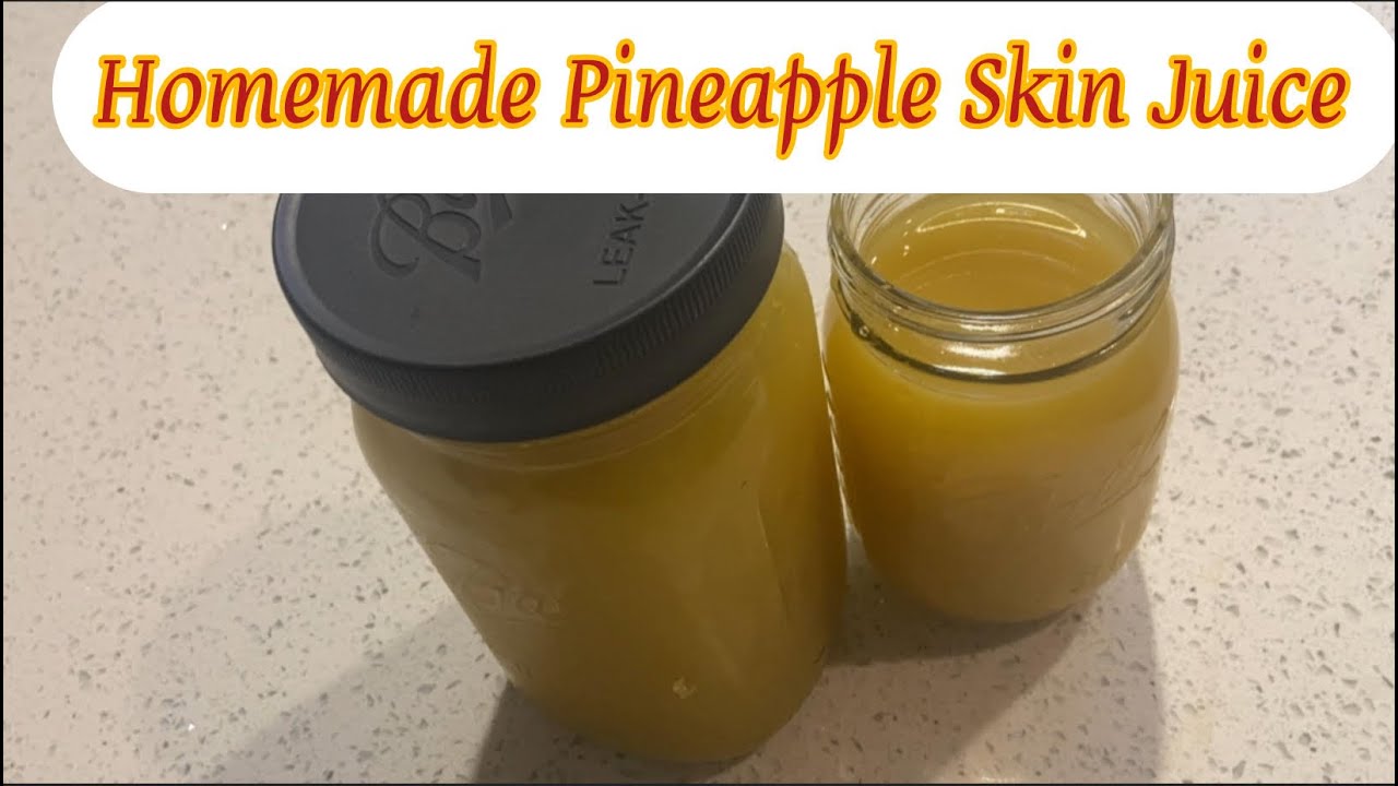 How to Use Pineapple Skin/Pulp to Make Juice - YouTube