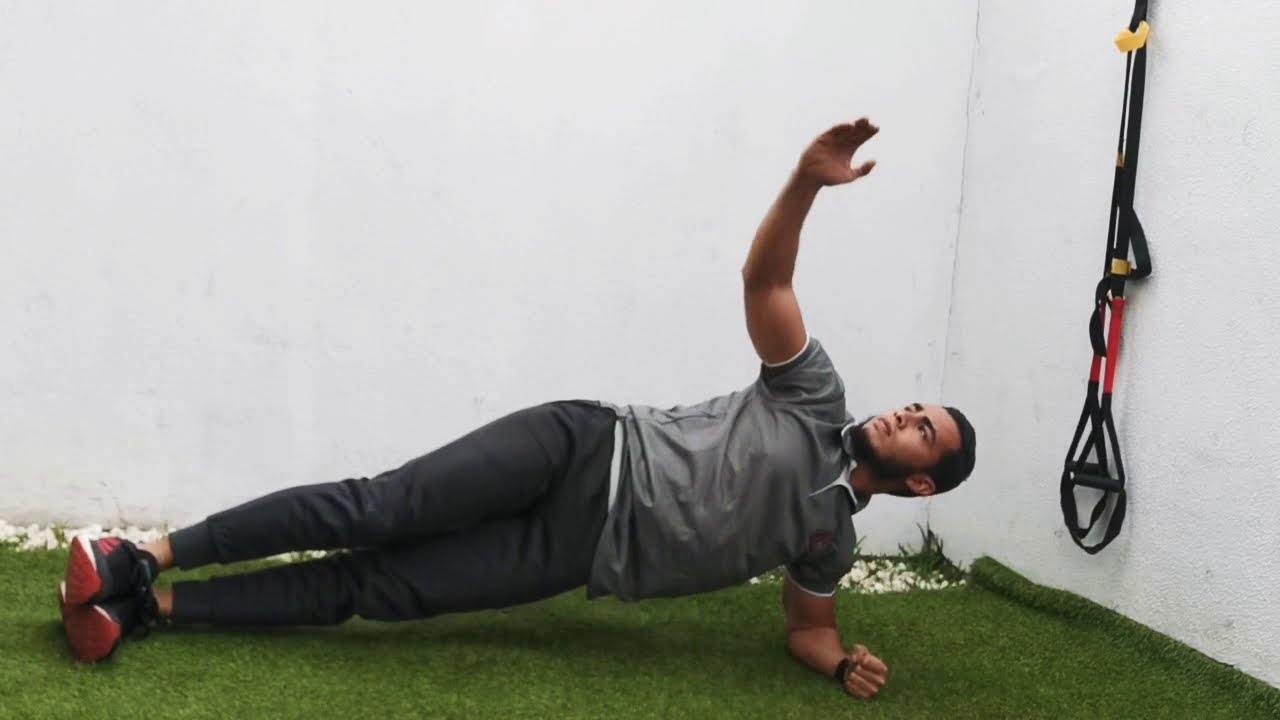 Plank Lateral con rotación - YouTube